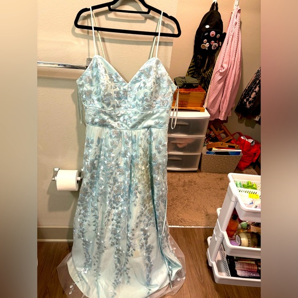 Dresses | Beautiful Icy Blue Prom Dress | Poshmark